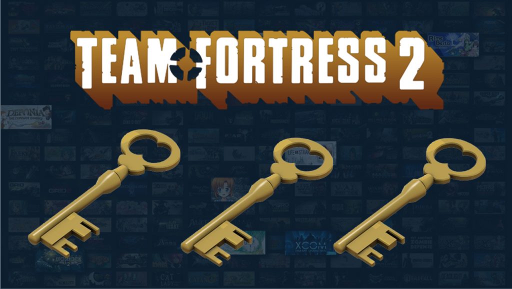 Mann Co. Supply Crate Key (Key TF2/Team Fortess Key)